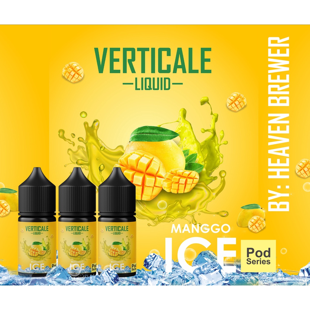 Jual VERTICALE E Liquid POD SERIES By HEAVEN BREWER Rasa Mango Ice Mint ...