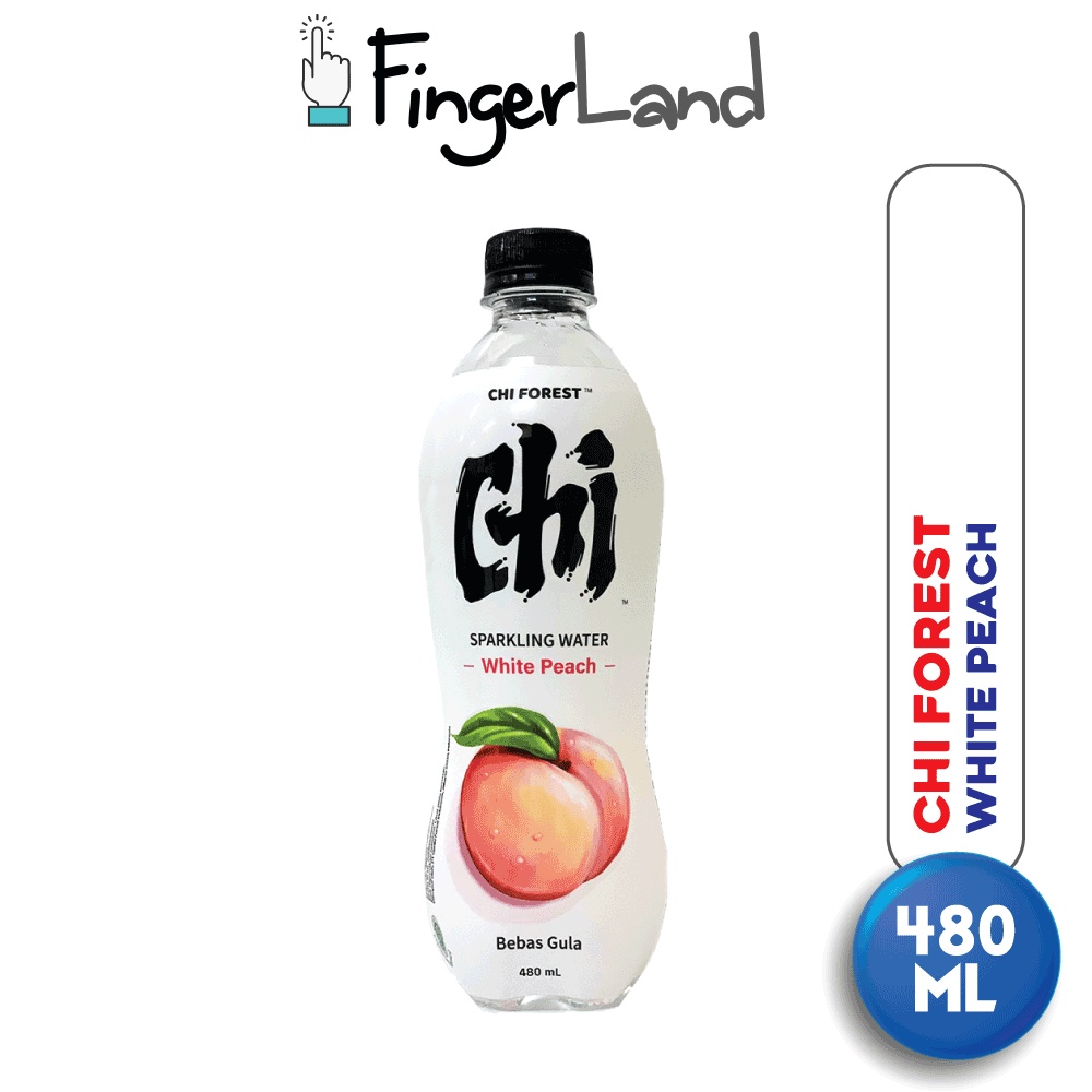 Jual CHI FOREST Sparkling Water White Peach 480 ml Air Bersoda Persik ...