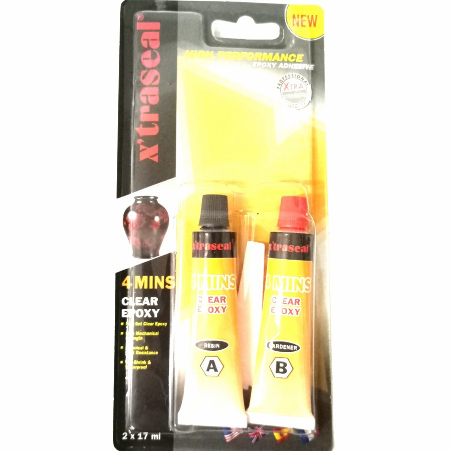 Jual Lem Plastic Clear Epoxy Xtraseal | Shopee Indonesia