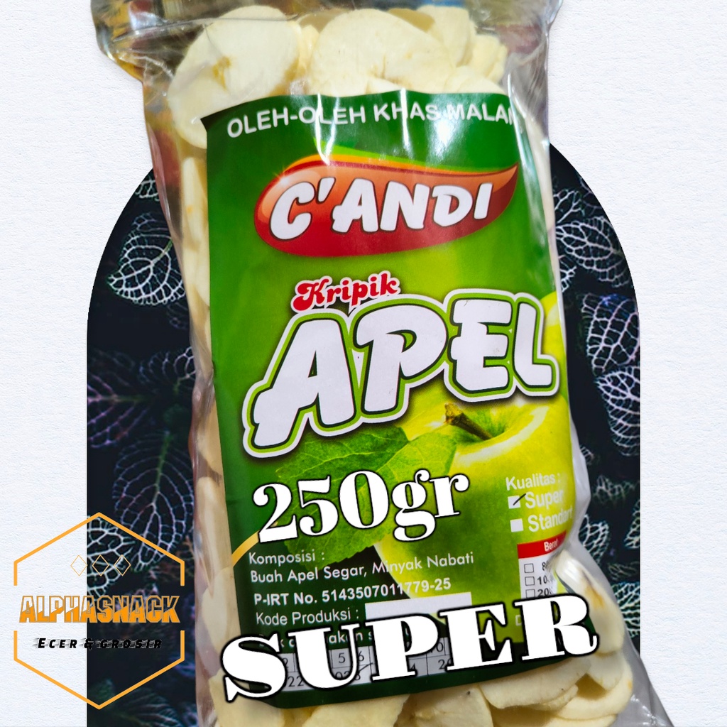 Jual Candi Kripik Apel SUPER 250gram | Shopee Indonesia