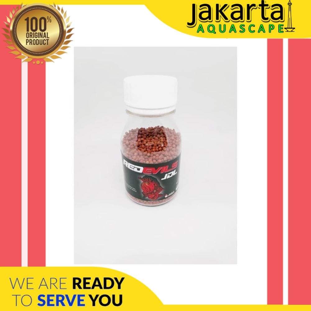 Jual Pelet Louhan Red Devils Mencerahkan Warna Merah ORIGINAL-AQUASCAPE ...