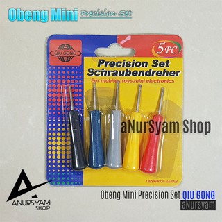 Jual Obeng Mini 5 pcs / Obeng HP Set / Obeng Kecil Set Precision ...