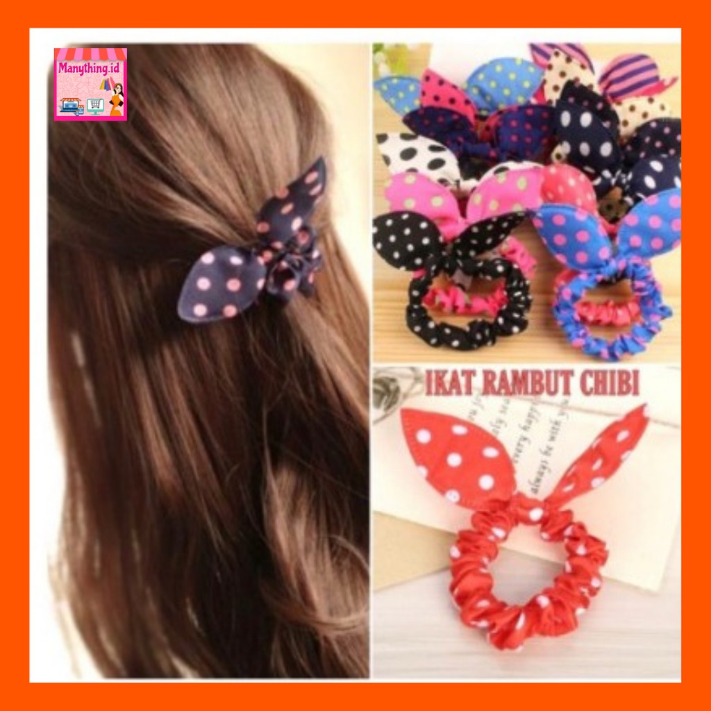Kunciran Rambut Chibi / Ikat Rambut Chibi / Kuncir Rambut Chibi / Ikat ...