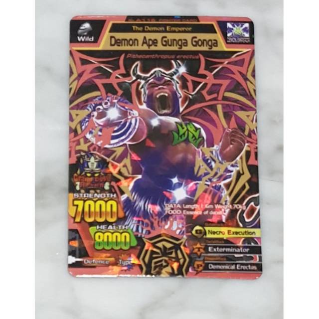 Jual Mainan kartu animal kaiser demon ape gunga gonga Indonesia|Shopee ...