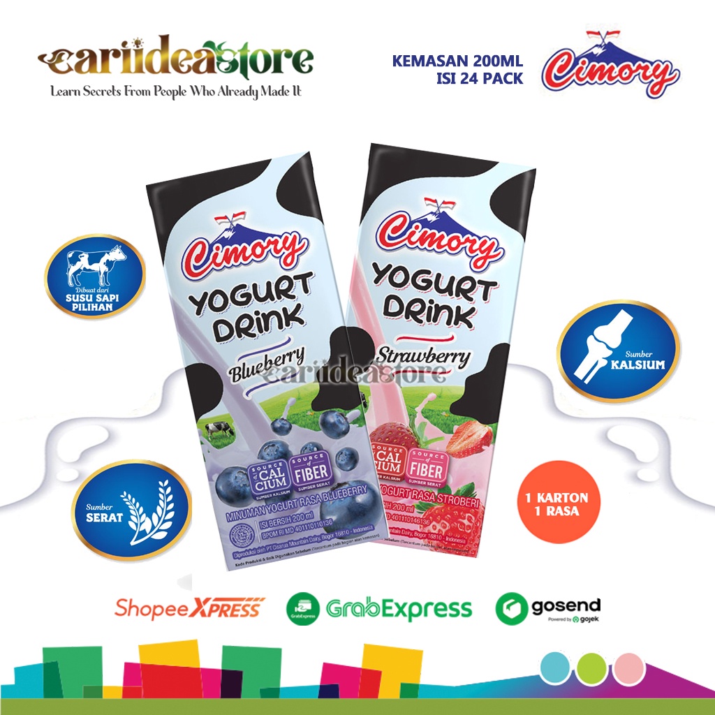 Jual Cimory Yogurt Drink 200 ml | 1 Karton | Shopee Indonesia