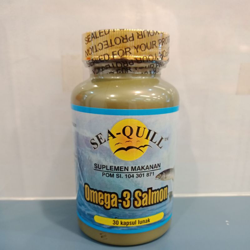 Jual Sea Quill Omega 3 Salmon 30 sofgel | Shopee Indonesia