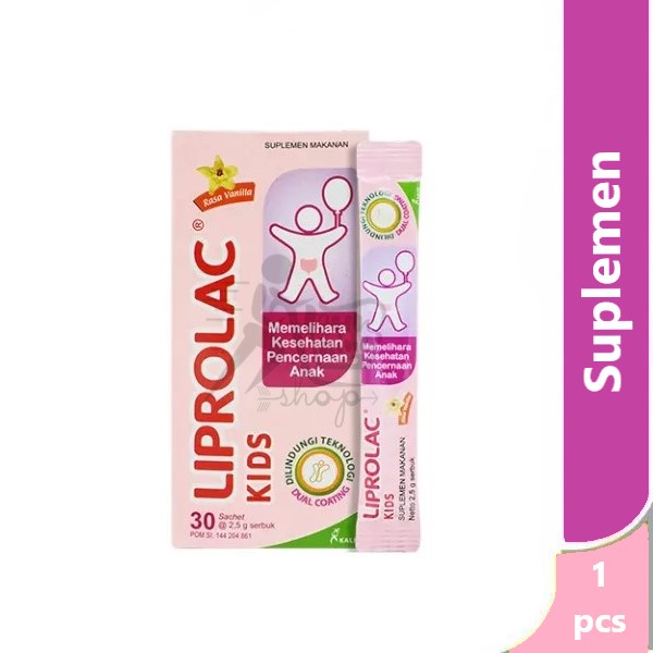 Jual Liprolac Kids Vanila 2,5 gram / sachet - suplemen kesehatan ...