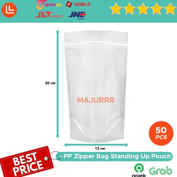 Jual PLASTIK STANDING UP POUCH 12 X 20 CM / 12X20 CM KEMASAN BERDIRI ...