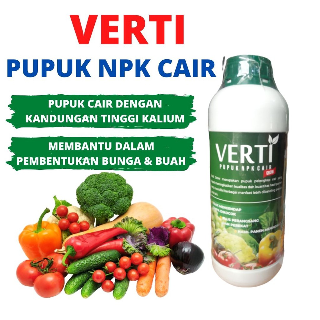 Jual Pupuk NPK Cair Untuk Padi, Pupuk NPK Cair Verti Untuk Tanaman Padi | Shopee Indonesia