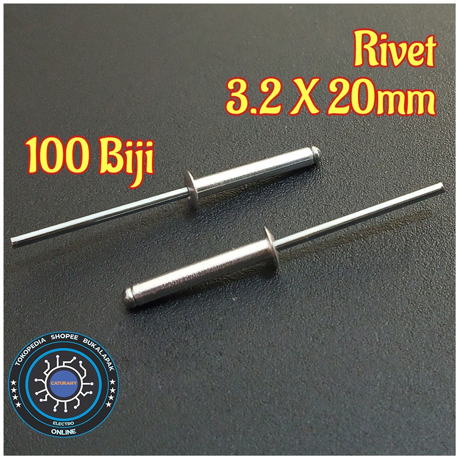 Jual Blind Paku Rivet 3.2 X 19 Keling Aluminium Alumunium Patta ...