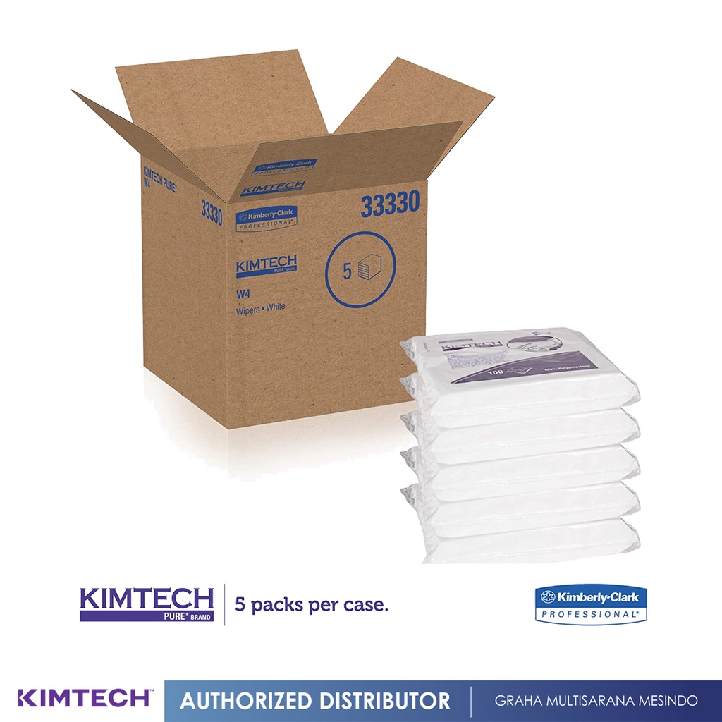 Jual Tissue Higienis Cleanroom Rumah Sakit Steril Kimtech Pure W4 ...
