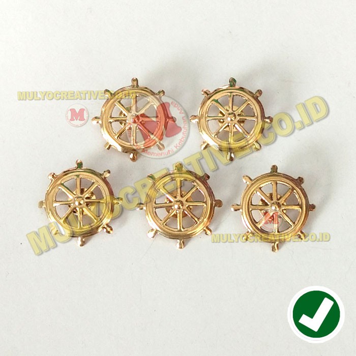 Jual Pin Kerah Atribut Monogram Kemudi - Lencana Kopsteken Sekolah ...