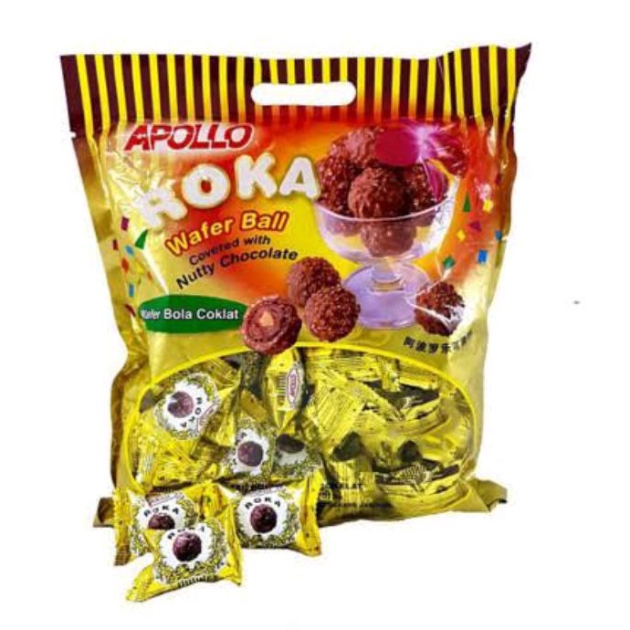 Jual Apollo Roka Wafer Ball 70 pcs /Apollo Roka Wafer Ball Refill ...