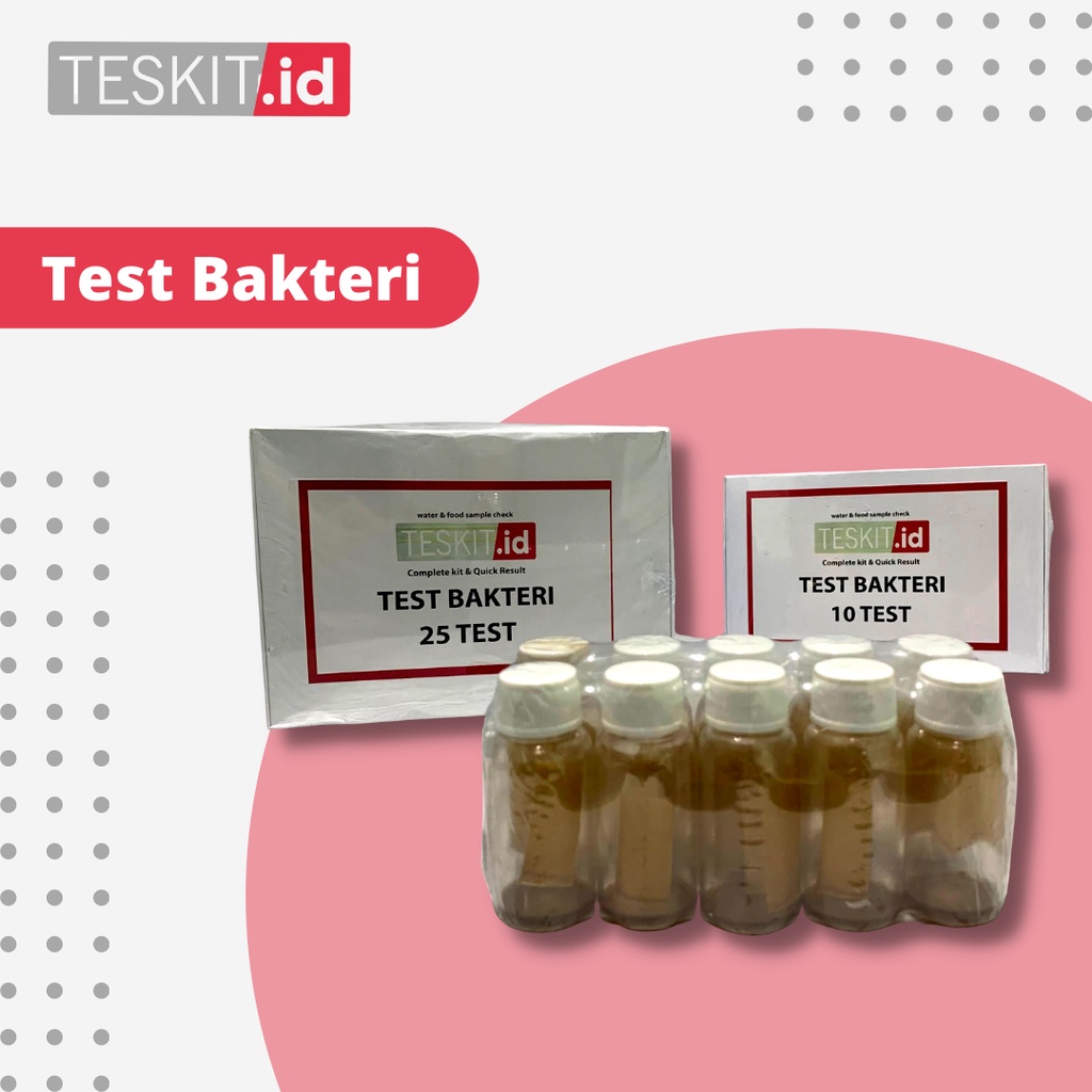 Jual Alat Uji Kandungan Bakteri, Alat Uji Cepat Makanan isi 10 test ...