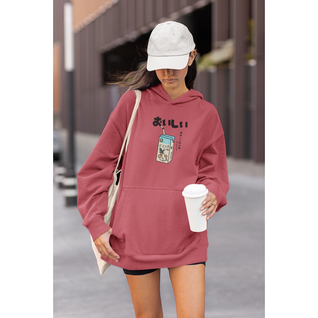 Jual hoodie estetik pria wanita korean style sweater crewneck jaket ...