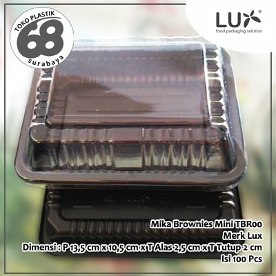 Jual Mika Brownies Mini TBR00 Lux Isi 100 Pcs | Shopee Indonesia