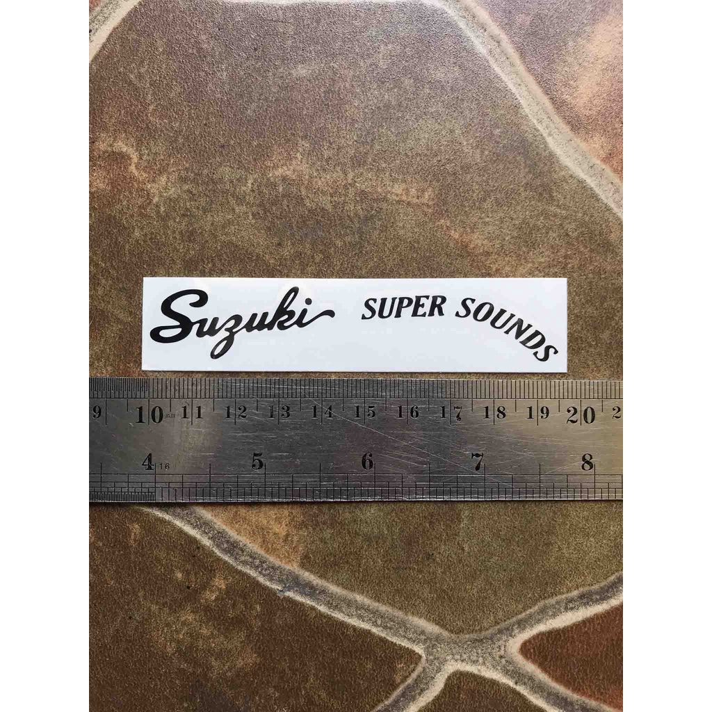 Jual Sticker Tempel Gitar Suzuki Stratocaster Headstock Elektrik ...