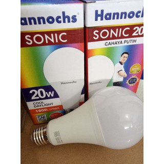 Jual Lampu LED Hannochs 20 Watt SONIC CAHAYA PUTIH bolam hanoch hanok ...