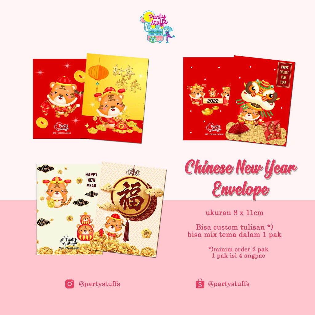 Jual Custom envelope money / Custom Angpao imlek / Custom Angpao ulang ...