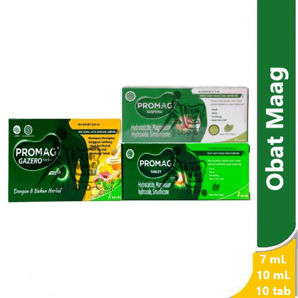 Jual Promag Tablet, Cair & Promag Gazero per box - obat maag asam ...
