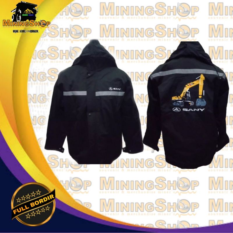 Jual jaket excavator parasut pria tambang SANY EXCAVATOR | Shopee Indonesia