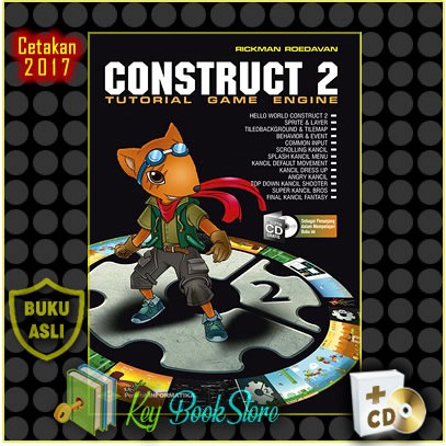 Jual Buku Contruct 2 Tutorial Game Engine Plus CD - RICKMAN ROEDAVAN | Shopee Indonesia
