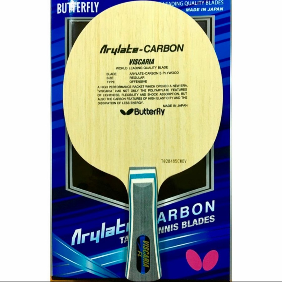 Jual Kayu Bet Pingpong Butterfly Arylate Carbon VISCARIA Original | Shopee Indonesia