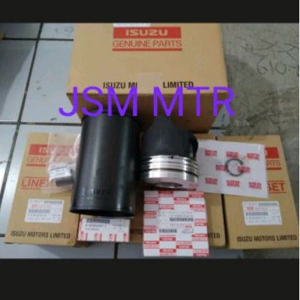 Jual LINER KIT LINER BORING SET KOMPLIT PISTON RING PEN PISTON LINER ISUZU ELF NKR71T NKR 71 ...