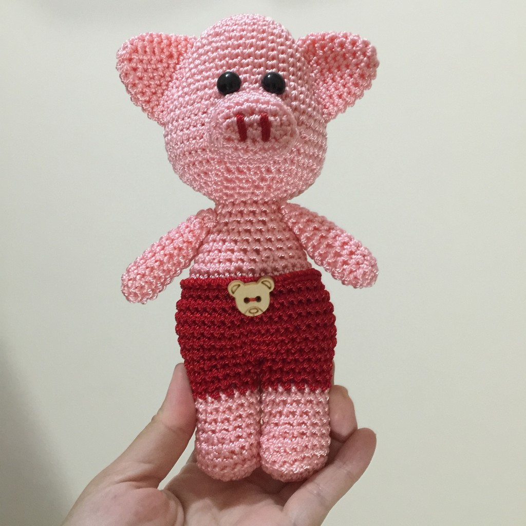 Jual Boneka Rajut Babi (Amigurumi) | Shopee Indonesia