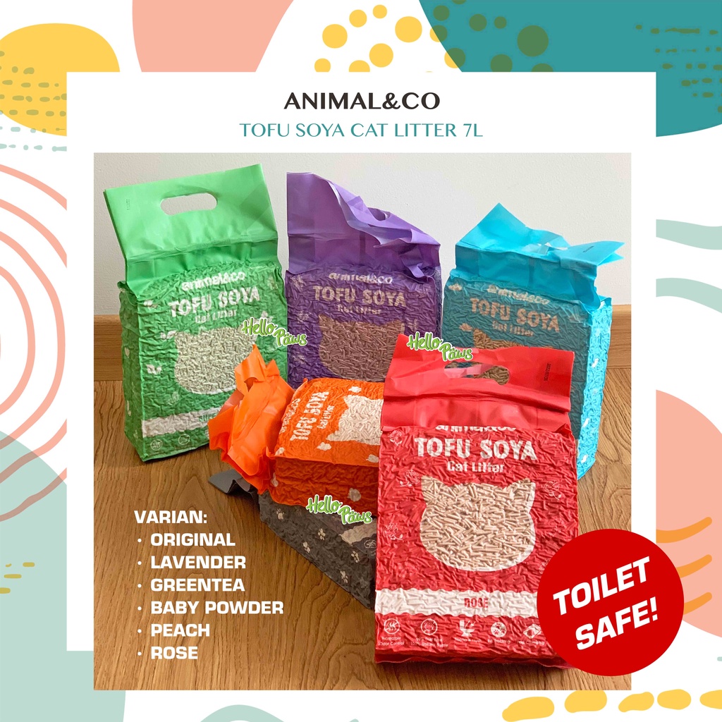 Jual Animal&co TOFU SOYA Cat Litter 7L - Pasir Wangi Kucing / Hamster ...