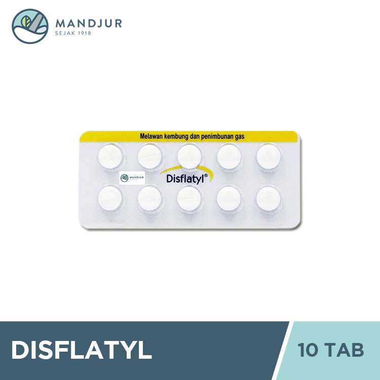 Jual Disflatyl 40 Mg 10 Tablet - Obat Pereda Kembung dan Gas Lambung ...