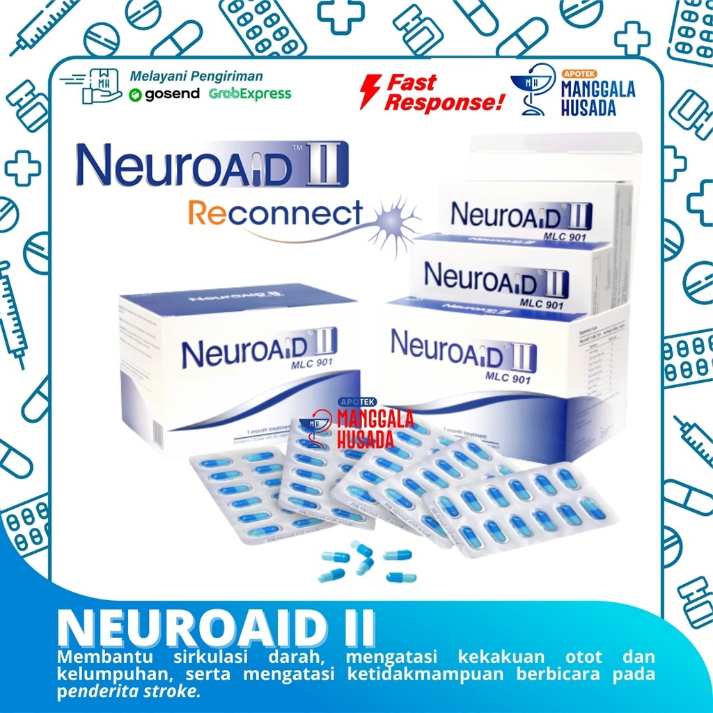 Jual NEUROAID II MLC 901 1 BOX @ 60 KAPSUL - ORIGINAL | Shopee Indonesia