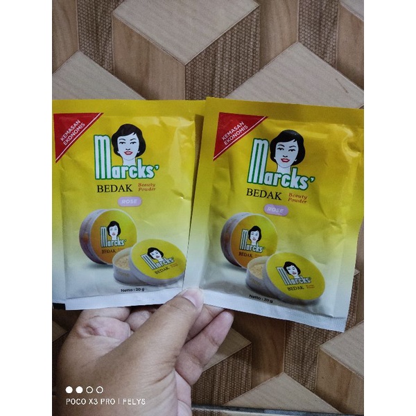 Jual Bedak tabur MARKS 20 GRAM VARIAN ROSE | Shopee Indonesia