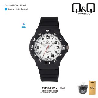 Jual Q&Q QnQ QQ Original Jam Tangan Pria Fashion Analog Rubber - VR18 ...