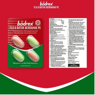 Jual BODREX FLU BATUK BERDAHAK 4 TABLET/OBAT FLU DAN BATUK BERDAHAK ...