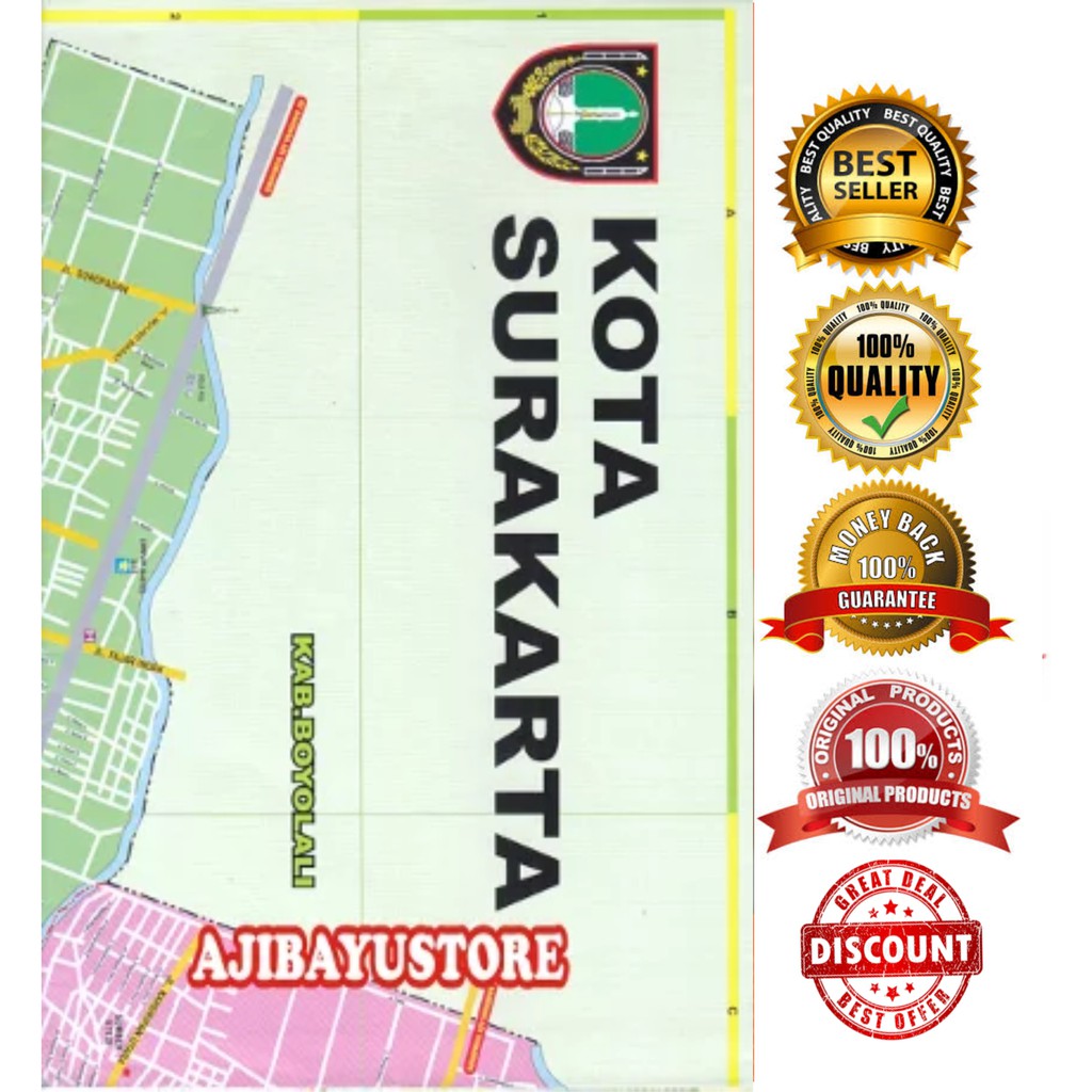 Jual Peta Surakarta Peta Lembaran | Shopee Indonesia