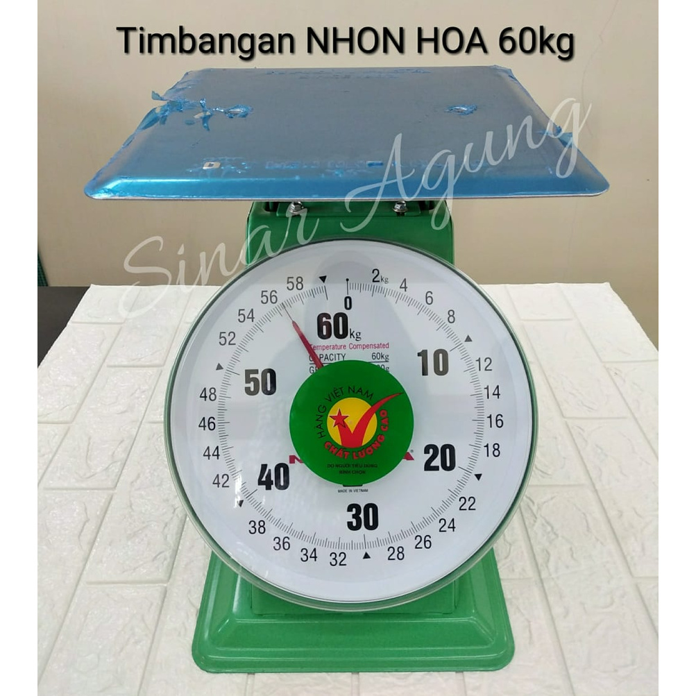 Jual TIMBANGAN ANALOG/JARUM NHON HOA 60KG ASLI VIETNAM | Shopee Indonesia