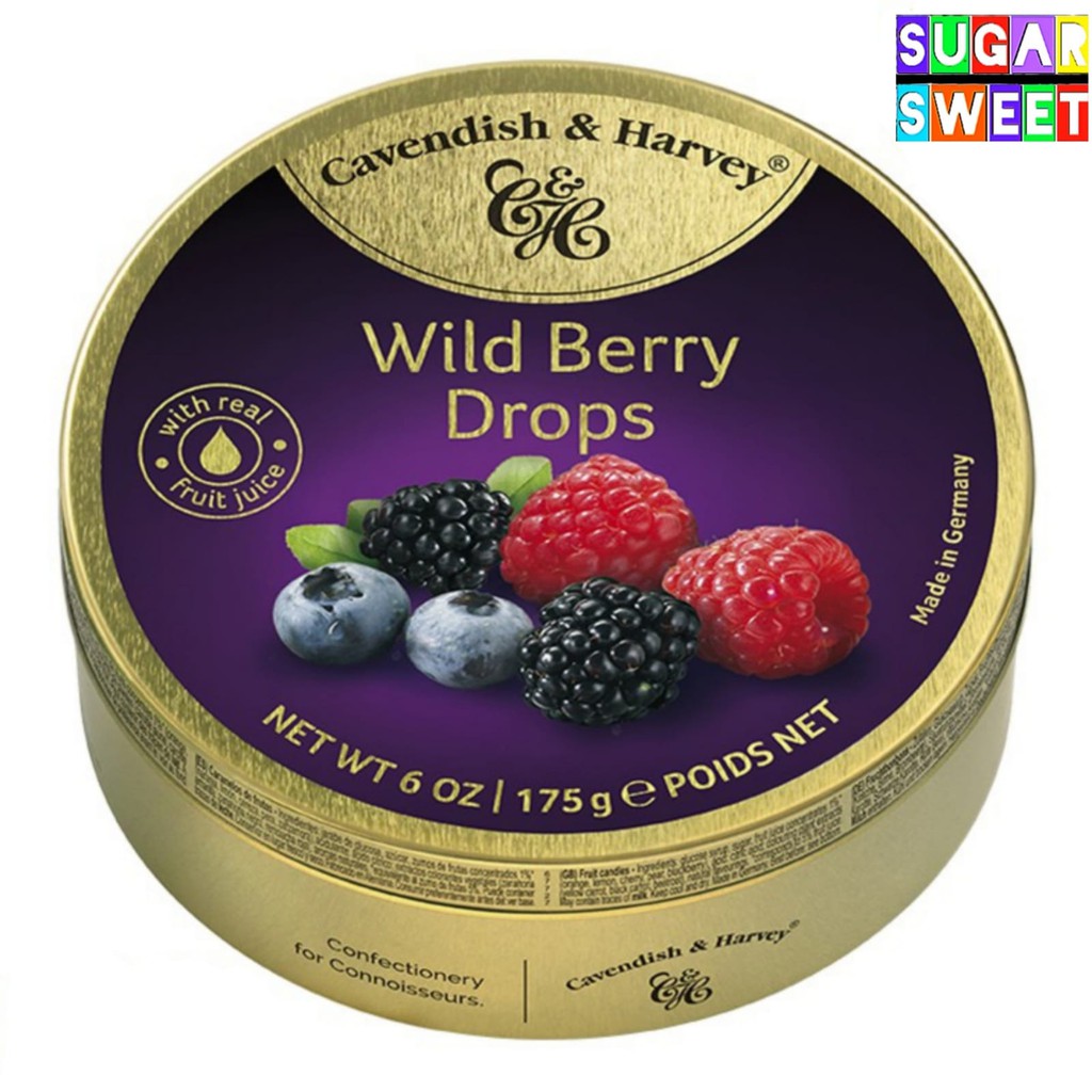 Jual Permen Impor Cavendish & Harvey Rasa Wild Berry Drops 200 g ...