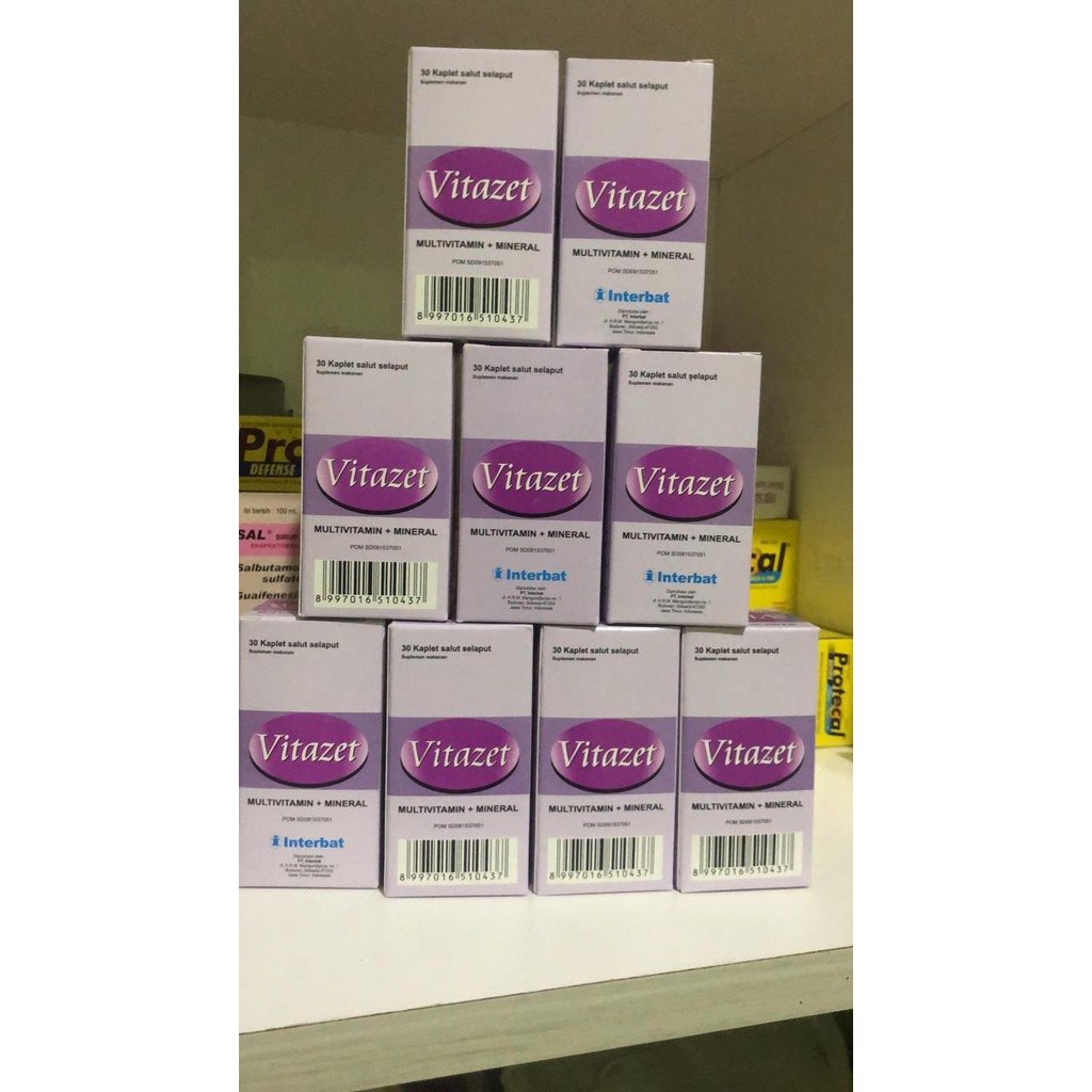 Jual VITAZET 30kaplet / suplemen / multivitamin | Shopee Indonesia