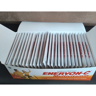 Jual Per BOX Enervon-C Multivitamin 100 tab ( 25strip @4s) | Shopee ...