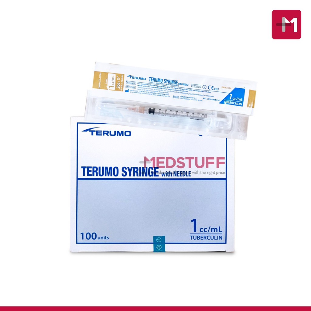 Jual Terumo Syringe 1cc with Needle Spuit 1cc Terumo | Shopee Indonesia