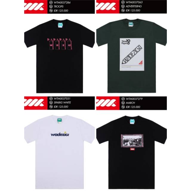 Jual KAOS WADEZIG /T-SHIRT WADEZIG /WADEZIG 100% ORIGINAL | Shopee ...