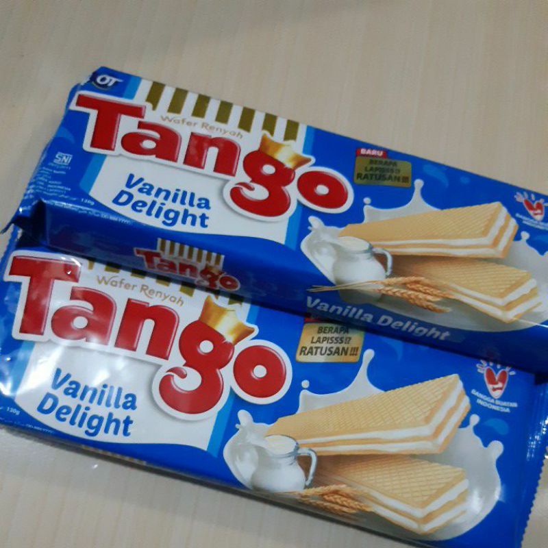 Jual Tango wafer vanila 130gr | Shopee Indonesia