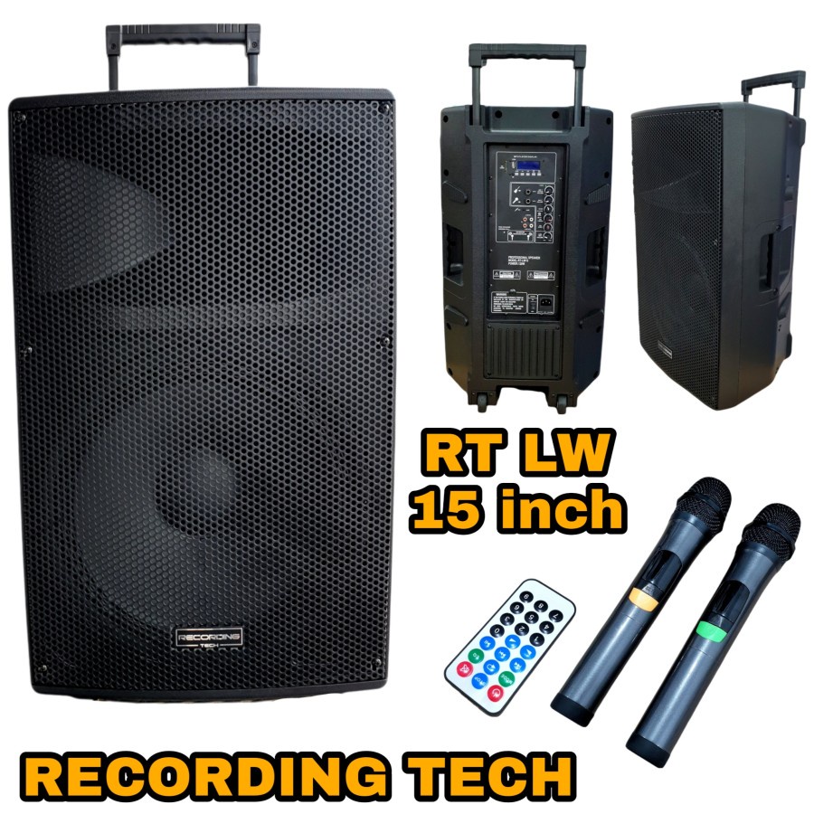 Jual Recording Tech LW15 Portable Speaker 15" with 2 Wireless ...