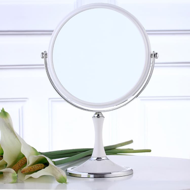 Jual Kaca Rias Dual Side : Normal + Magnifying - 3x Zoom (White ...