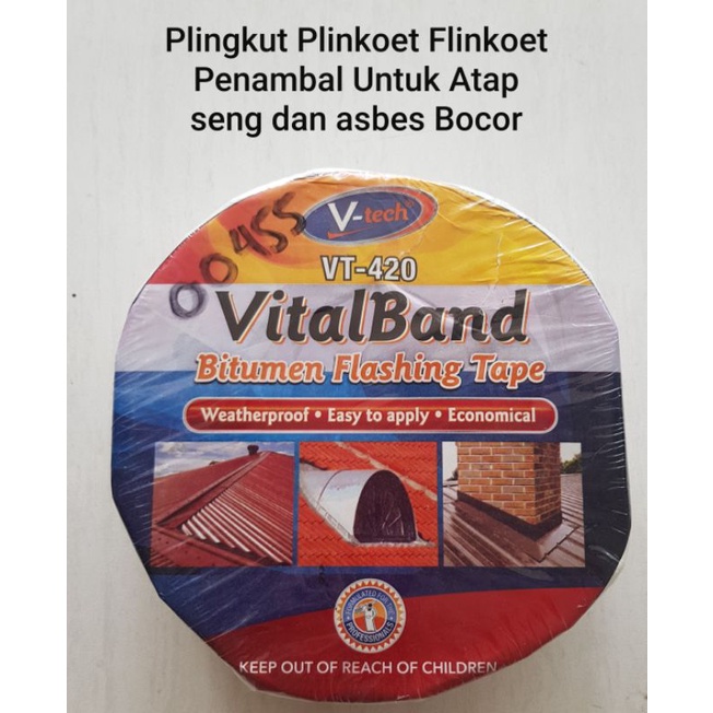 Jual 1 Meter Plingkut Plinkoet Flinkoet Penambal Untuk Atap seng dan ...