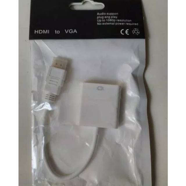 Jual Converter HDMI VGA konektor HDMI TO VGA | Shopee Indonesia