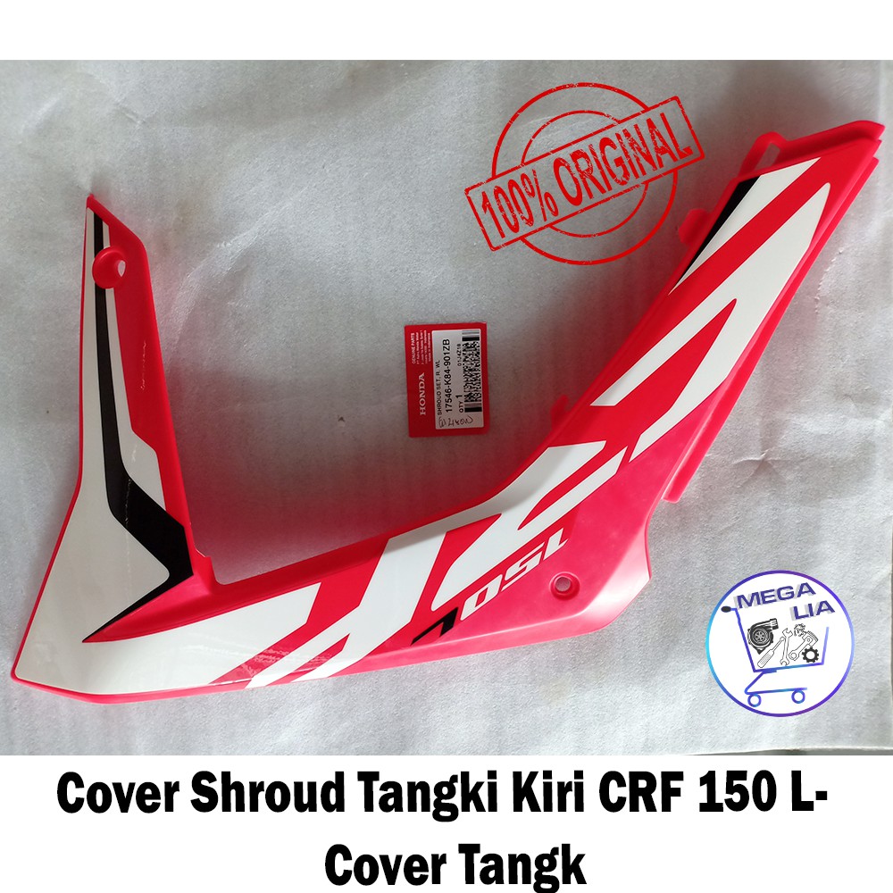 Jual Cover Shroud Tangki Kanan CRF 150 L- Cover Tangki - Tebeng Luar ...