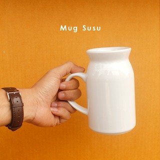 Jual Mug susu besar polosan Indonesia|Shopee Indonesia