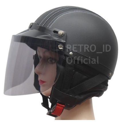 Jual [NEW]HELM CHIP RESLETING_HELM CLASSIK | Shopee Indonesia